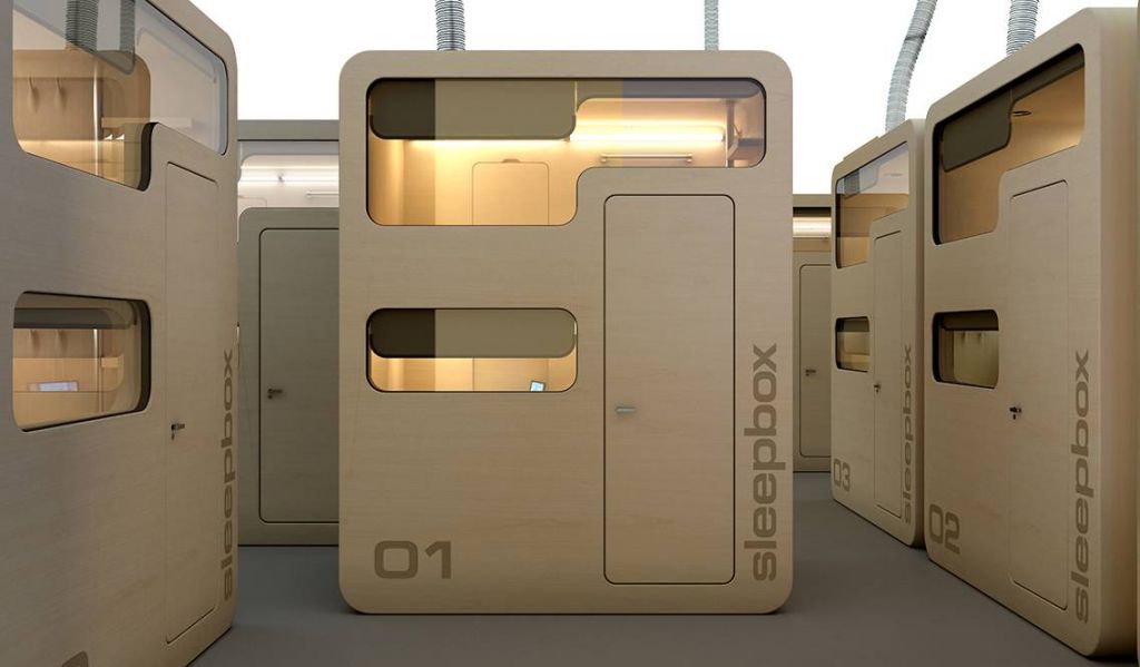 Dormir dans une Sleepbox