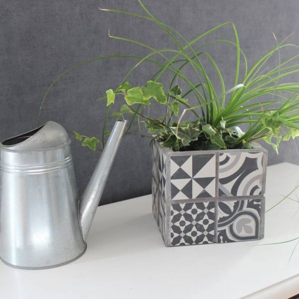 DIY : conseils pour fabriquer un cache-pot en ciment - Cache-pot ...