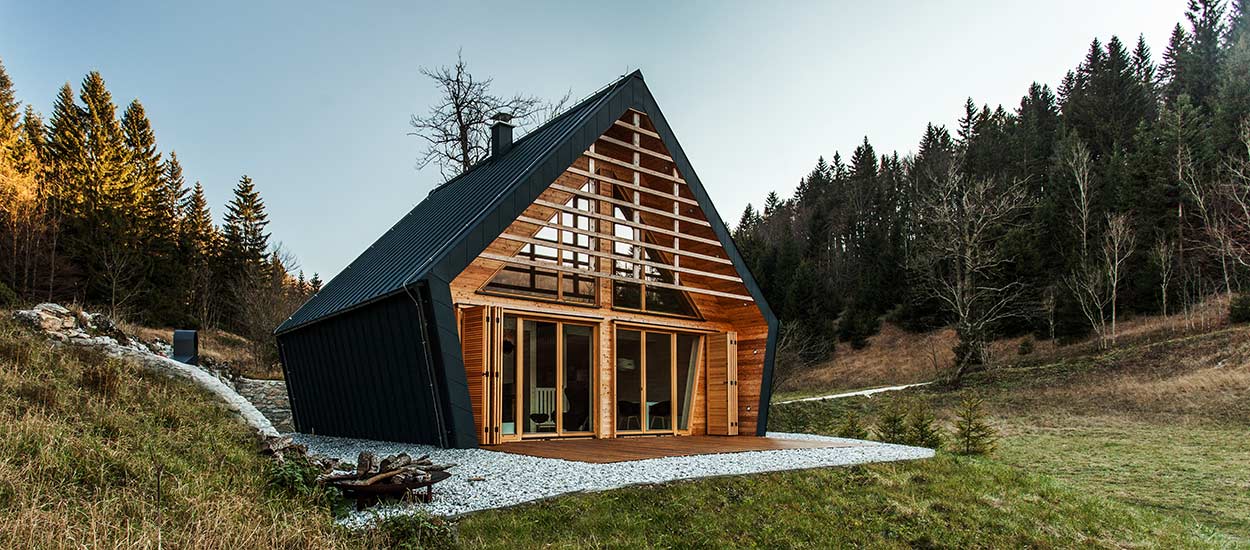 Une magnifique maison design en bois pour les amoureux de la nature ...