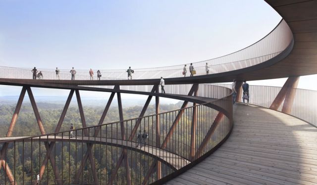 Innovation architecture écolo - Une promenade en forêt à 45 mètres de ...