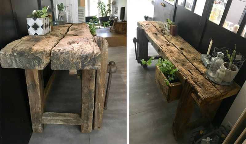 Inspiration décoration intérieur : 13 mobiliers en bois brut