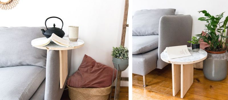 DIY - Fabriquer une tablette pour canapé originale en bois