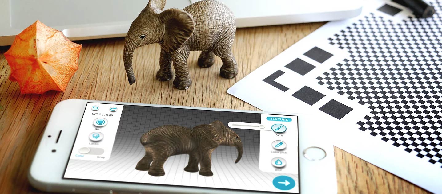L'appli Qlone permet de scanner un objet pour l'imprimer en 3D