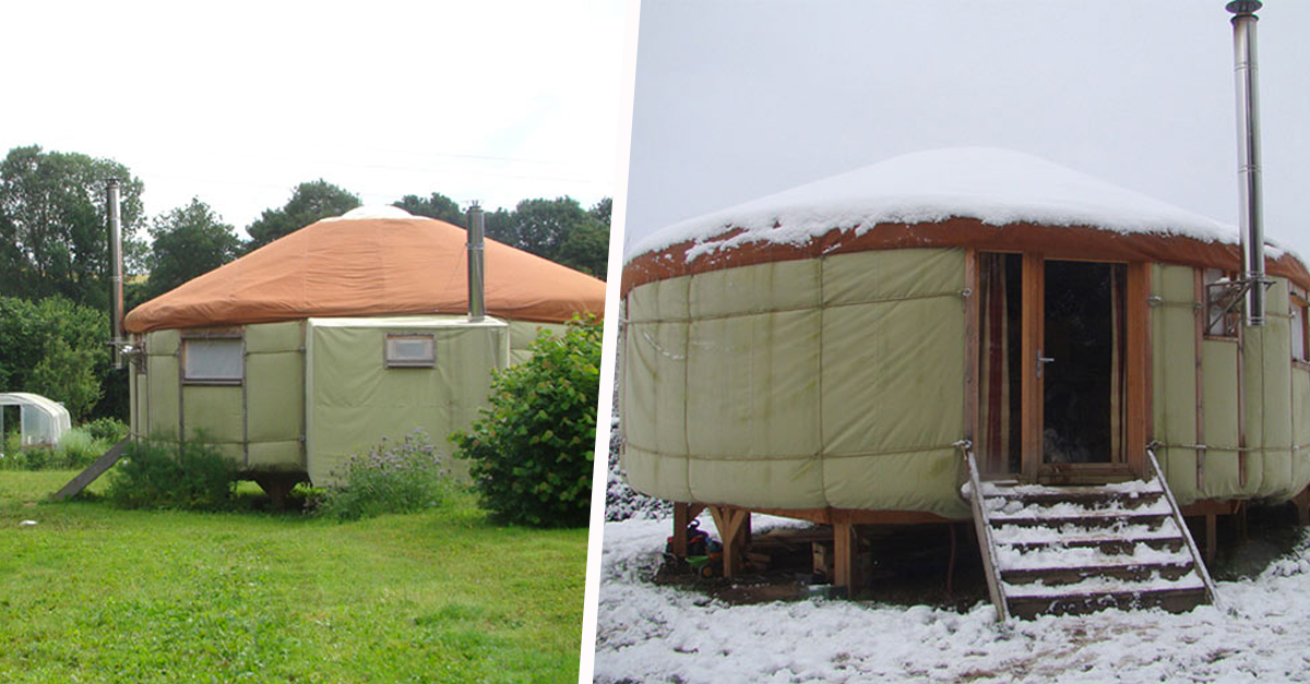 Vivre dans une yourte : une famille a quitté sa maison pour cet ...