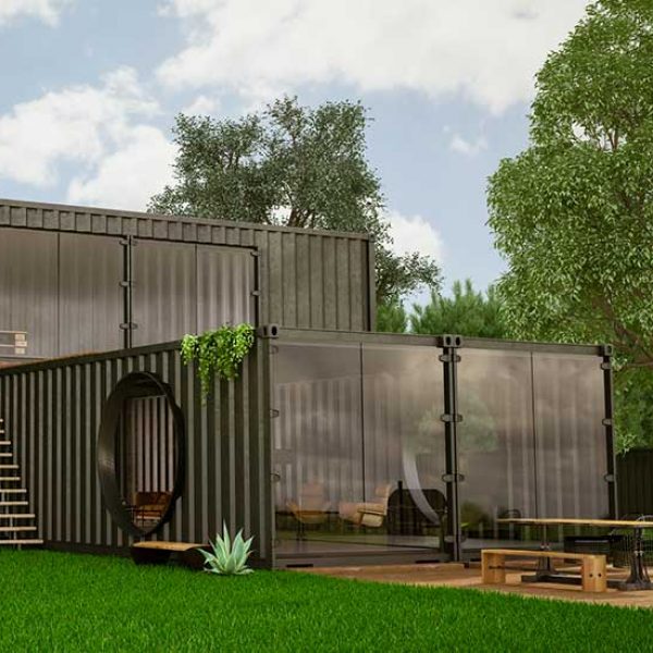 Il transforme et isole six containers en maison luxueuse