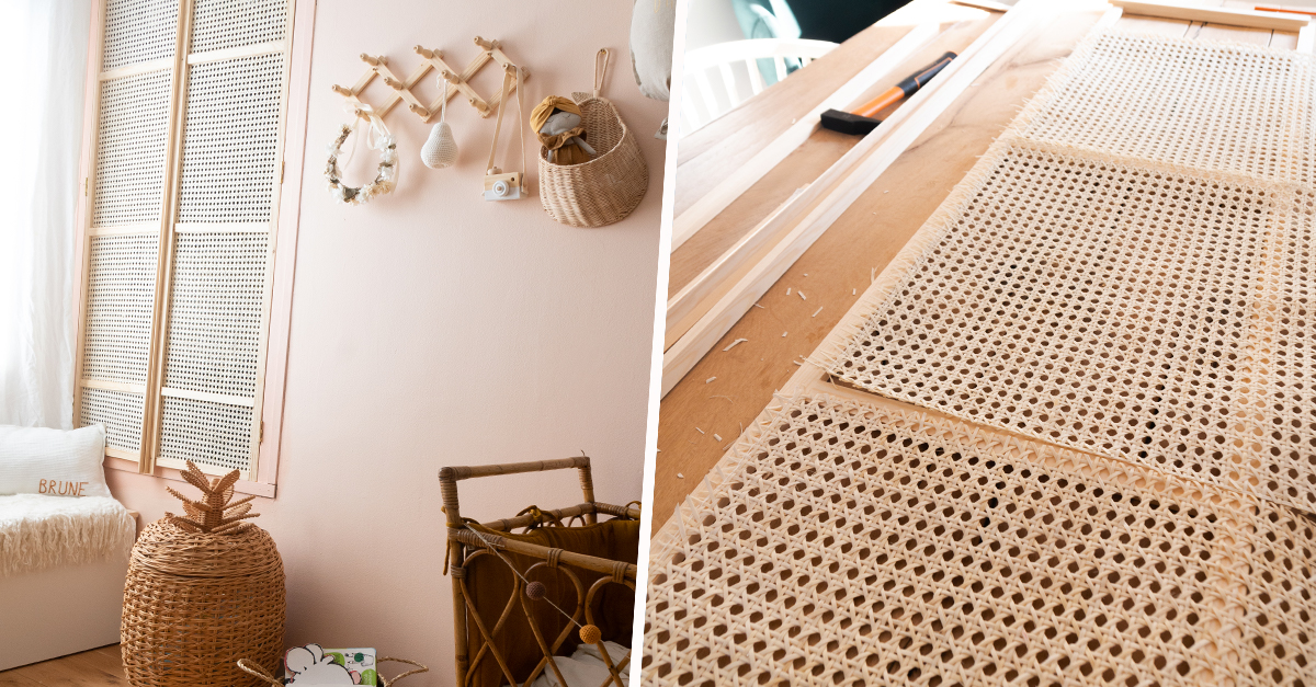 Dressing en cannage fait maison : découvrez notre tutoriel