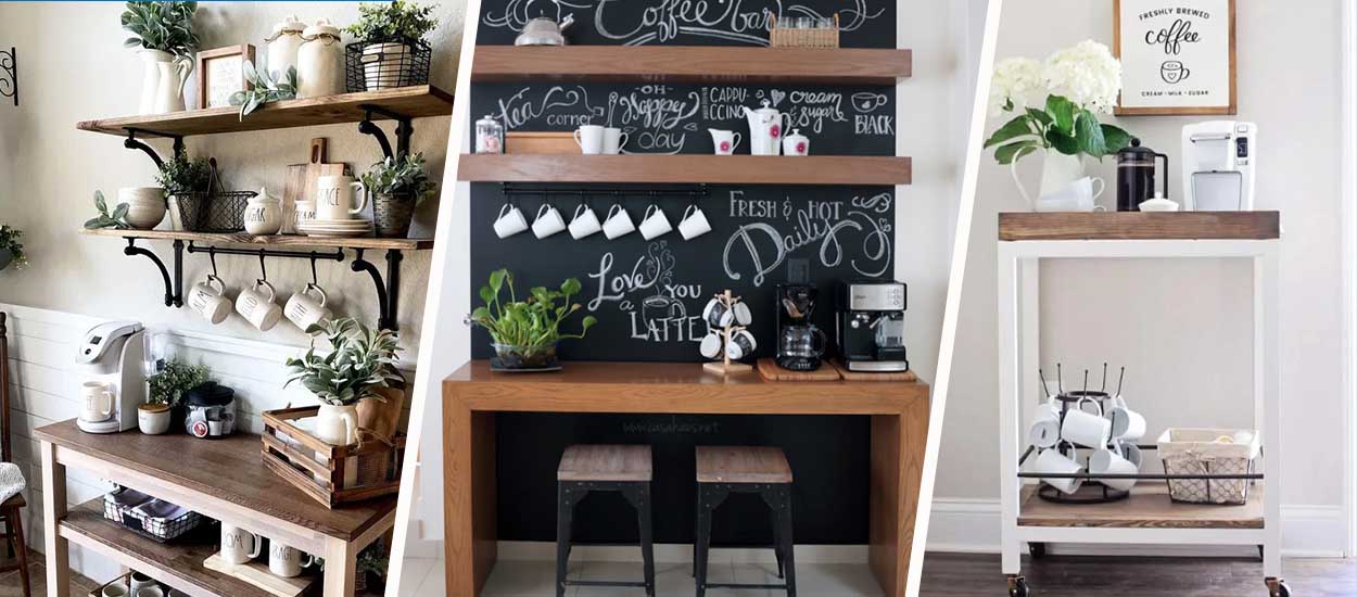 6 idées pour installer un coin café dans votre cuisine - 18h39