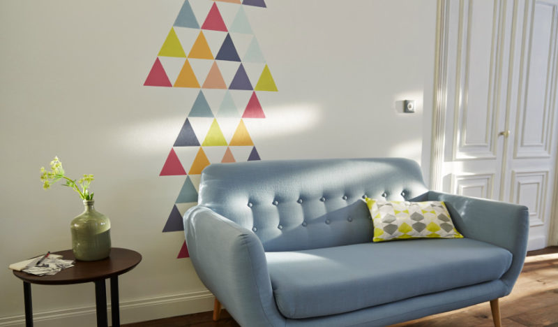 Comment faire des triangles de peinture sur un mur en 4 étapes