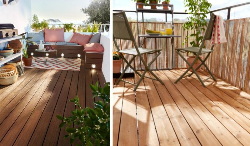 10 bonnes idées chez Castorama pour meubler un petit balcon