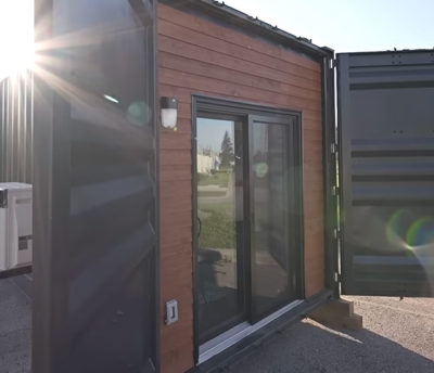 Un studio en container dans le jardin - Vivre ou travailler dans un ...