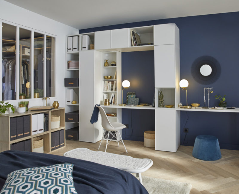 Comment bien organiser sa chambre avec les rangements modulables Atomia