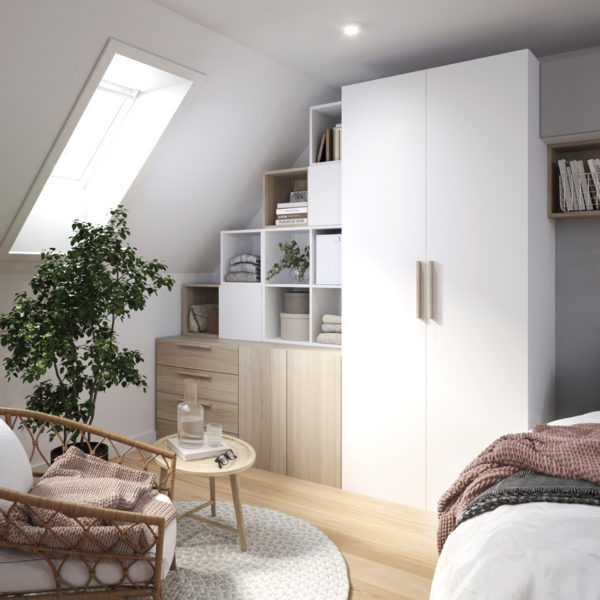 Comment bien organiser sa chambre avec les rangements modulables Atomia