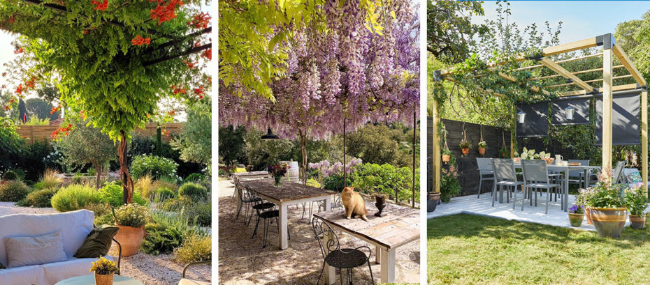 Comment avoir une terrasse végétale ombragée et colorée